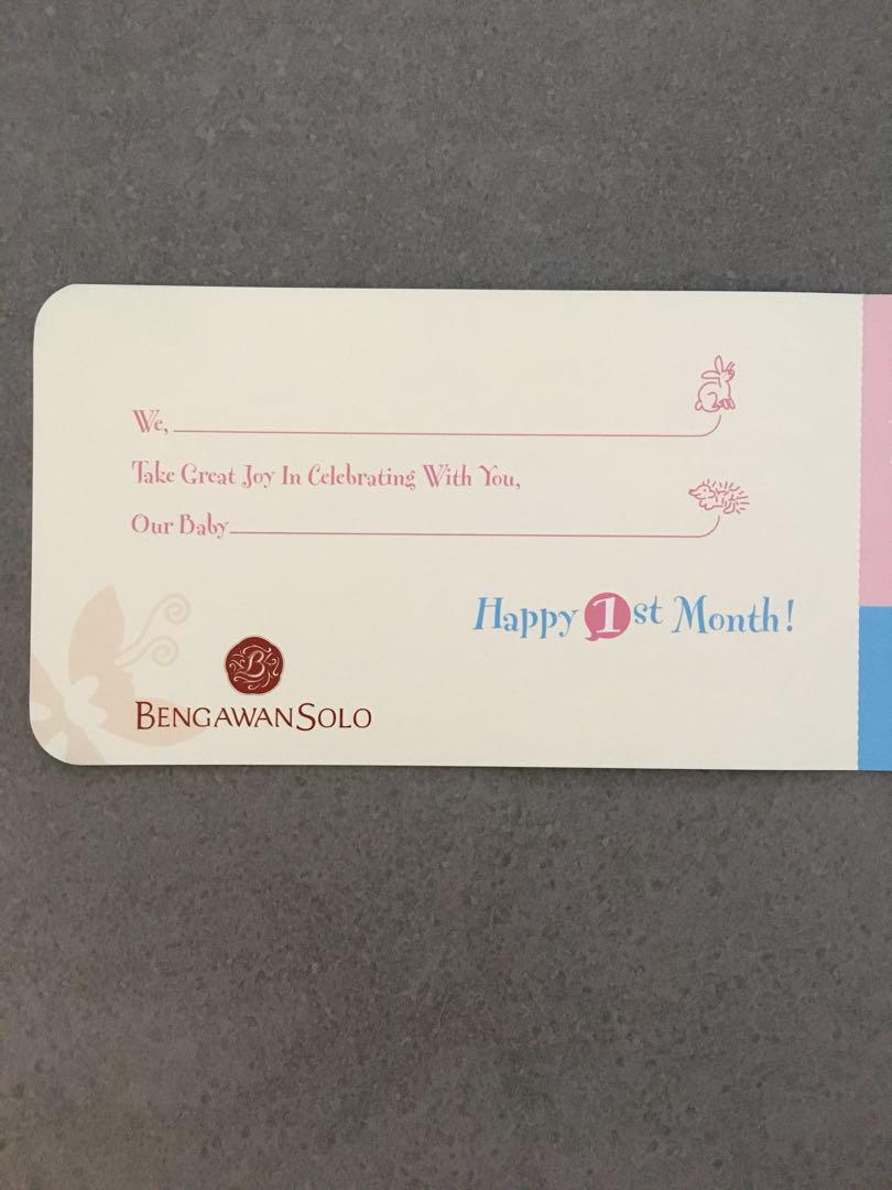 Bengawan Solo first month cake voucher (worth $12.80), Everything Else ...
