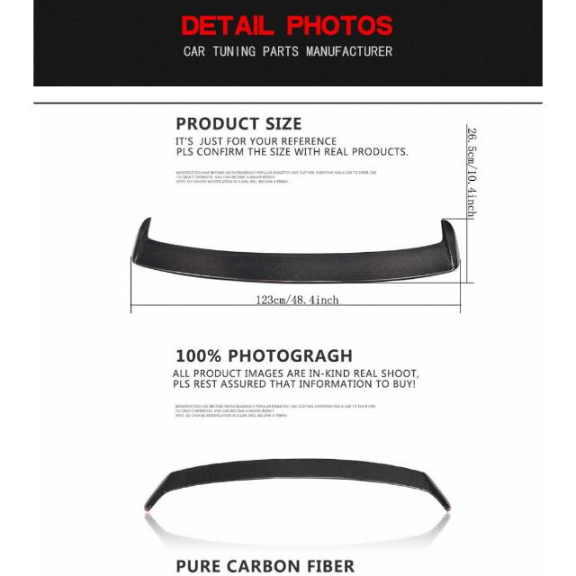 Brand New VW Touran (New Generation) light weight carbon fibre rear ...