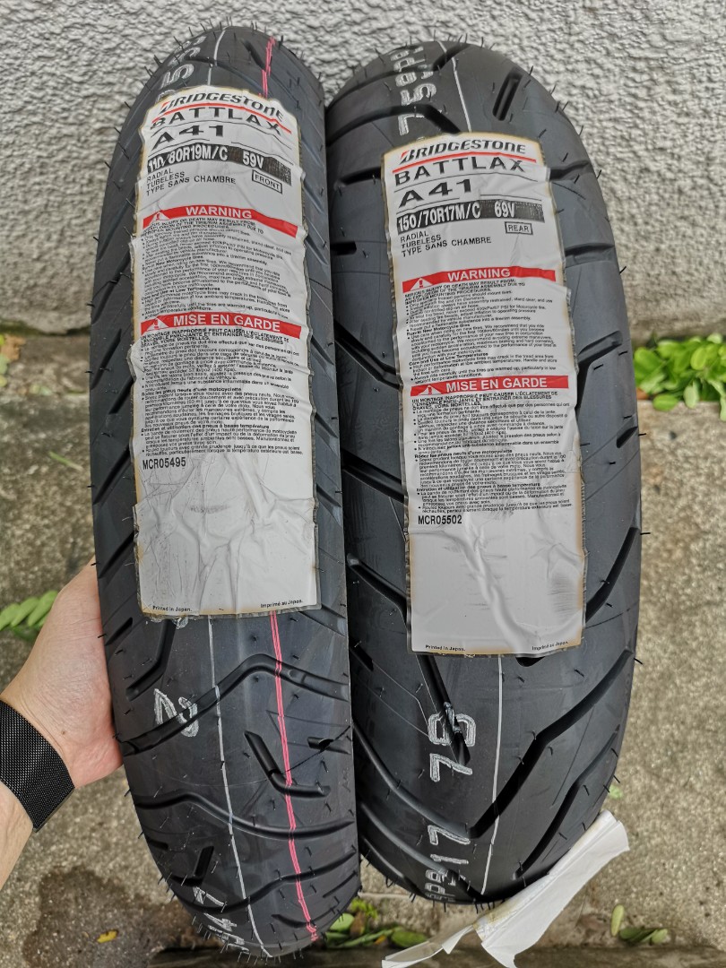 Bridgestone Battlax A41, Motorcycles, Motorcycle Accessories on Carousell