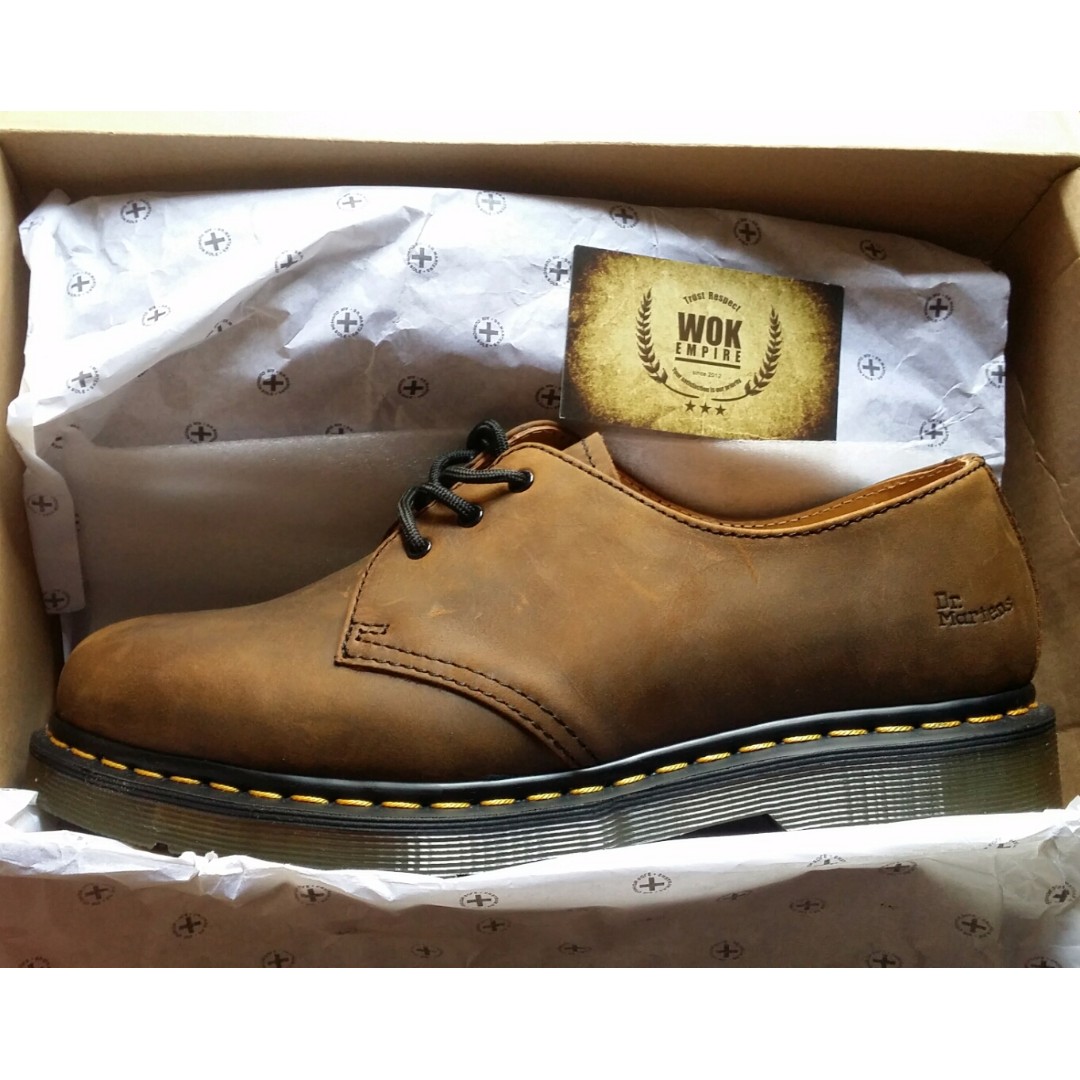 Dr Martens 1461 3 Eye Crazy Horses Original, Men's Fashion, Footwear, Casual shoes on Carousell