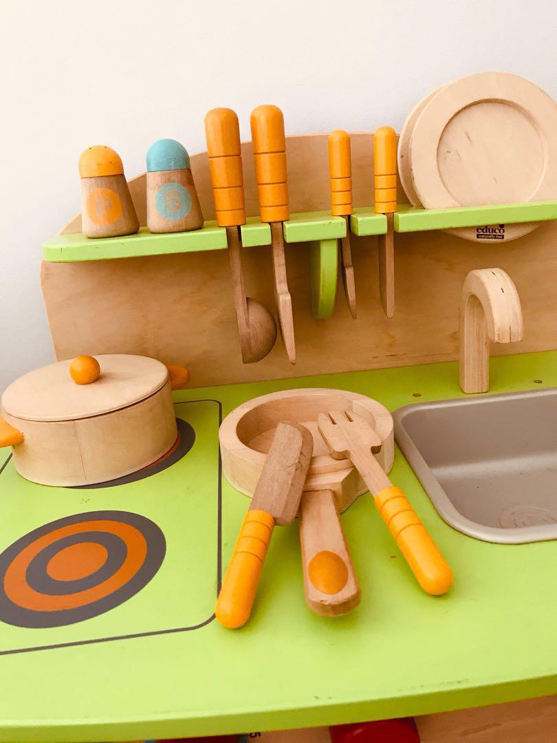 Educo Kitchen Set, Hobbies & Toys, Toys & Games on Carousell