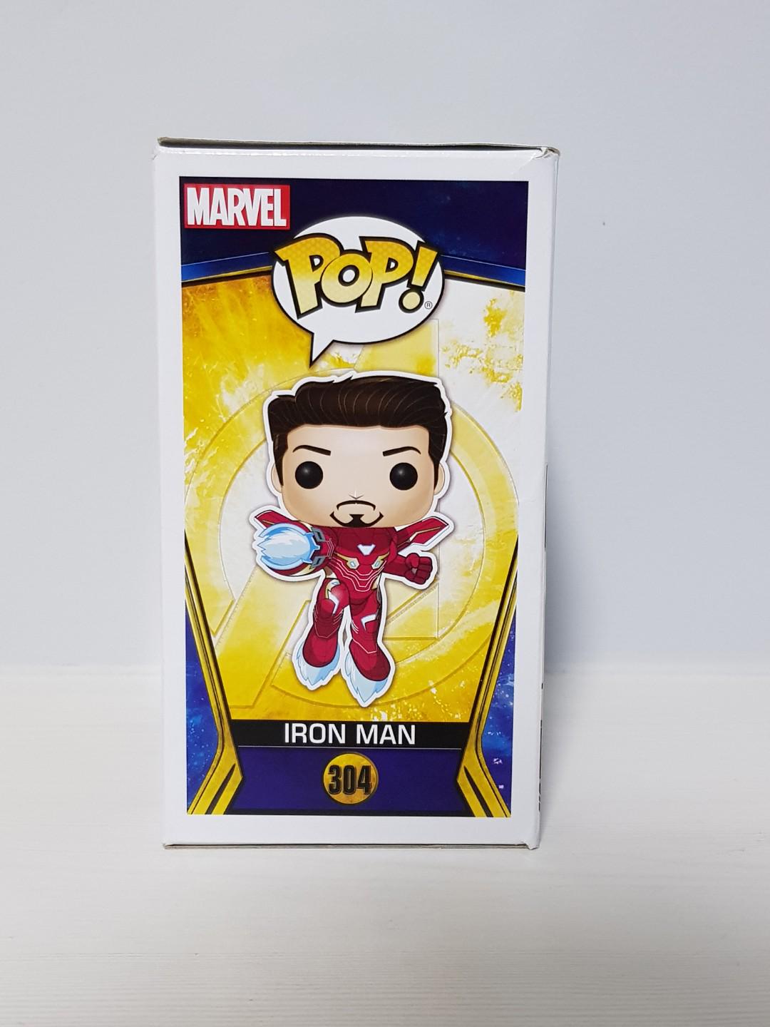 Funko Pop! Marvel Avengers Infinity War #304: Iron Man (Unmasked) [FYE ...