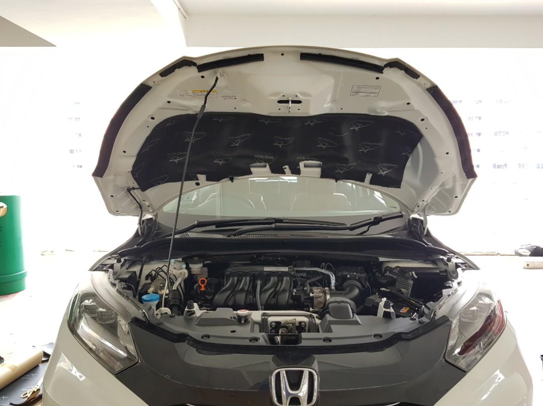 Honda Vezel Engine Hood Sound Proofing, Car Accessories, Car Workshops ...