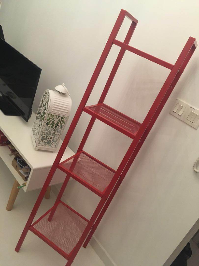 IKEA Red Shelf, Furniture & Home Living, Furniture, Shelves, Cabinets ...