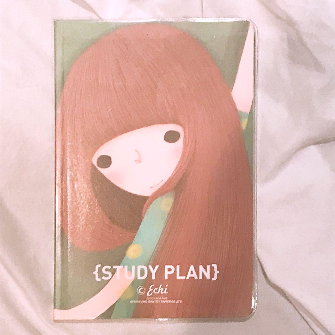 Korean study planner notebook, Books & Stationery on Carousell