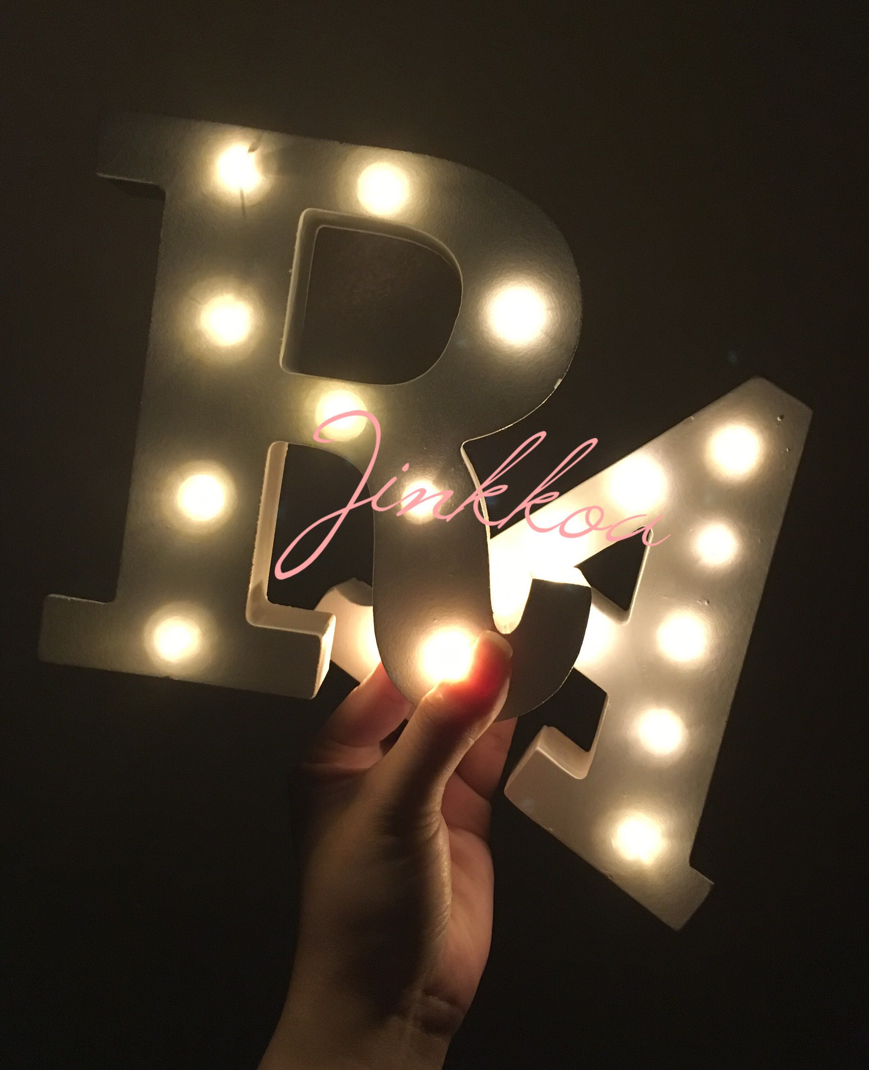 Letter LED Decor Standee 190EACH, Hobbies & Toys, Stationary & Craft ...