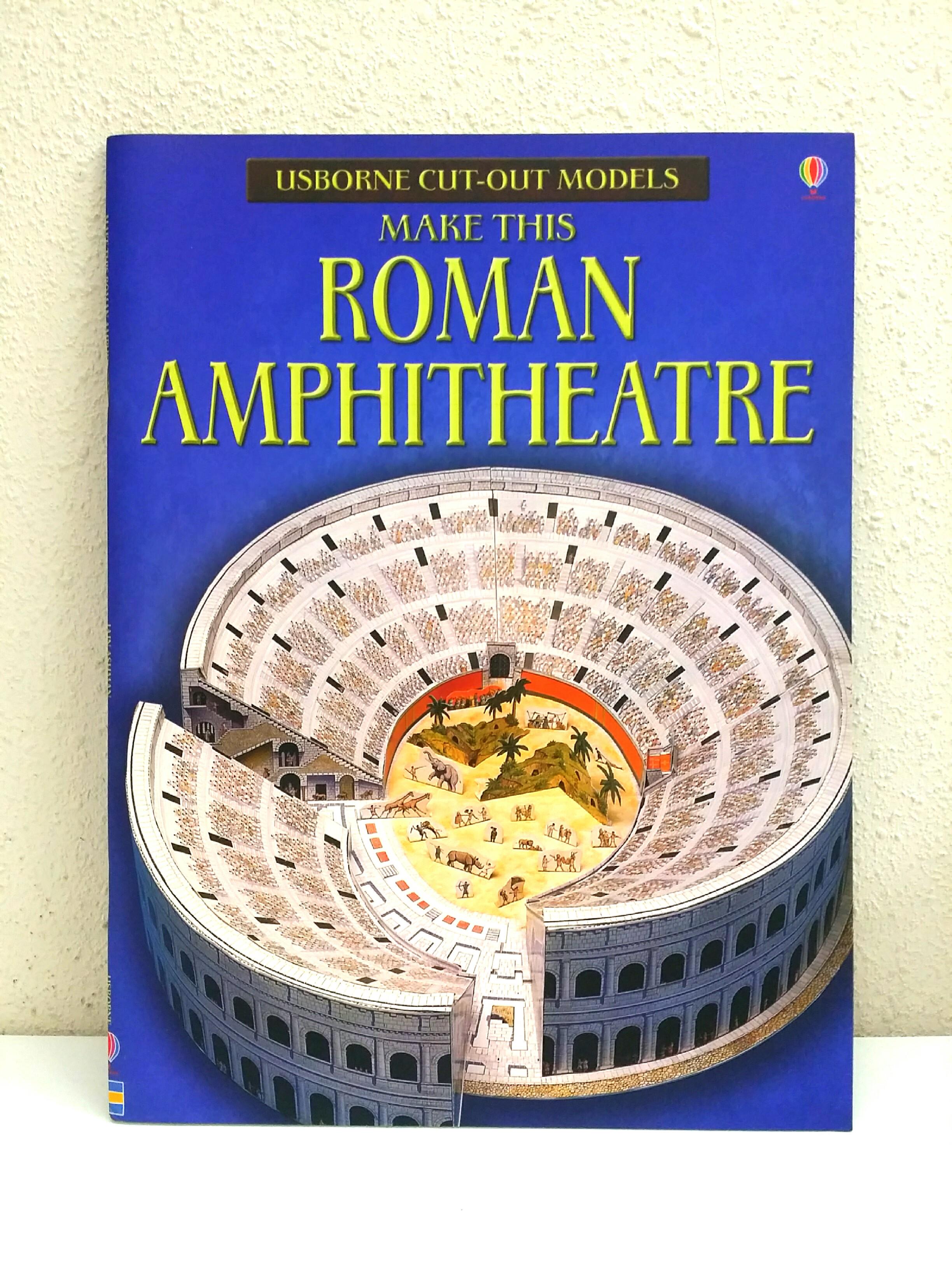 Make This Roman Amphitheatre : Usborne Cut-Out Model by Iain Ashman, 32 ...