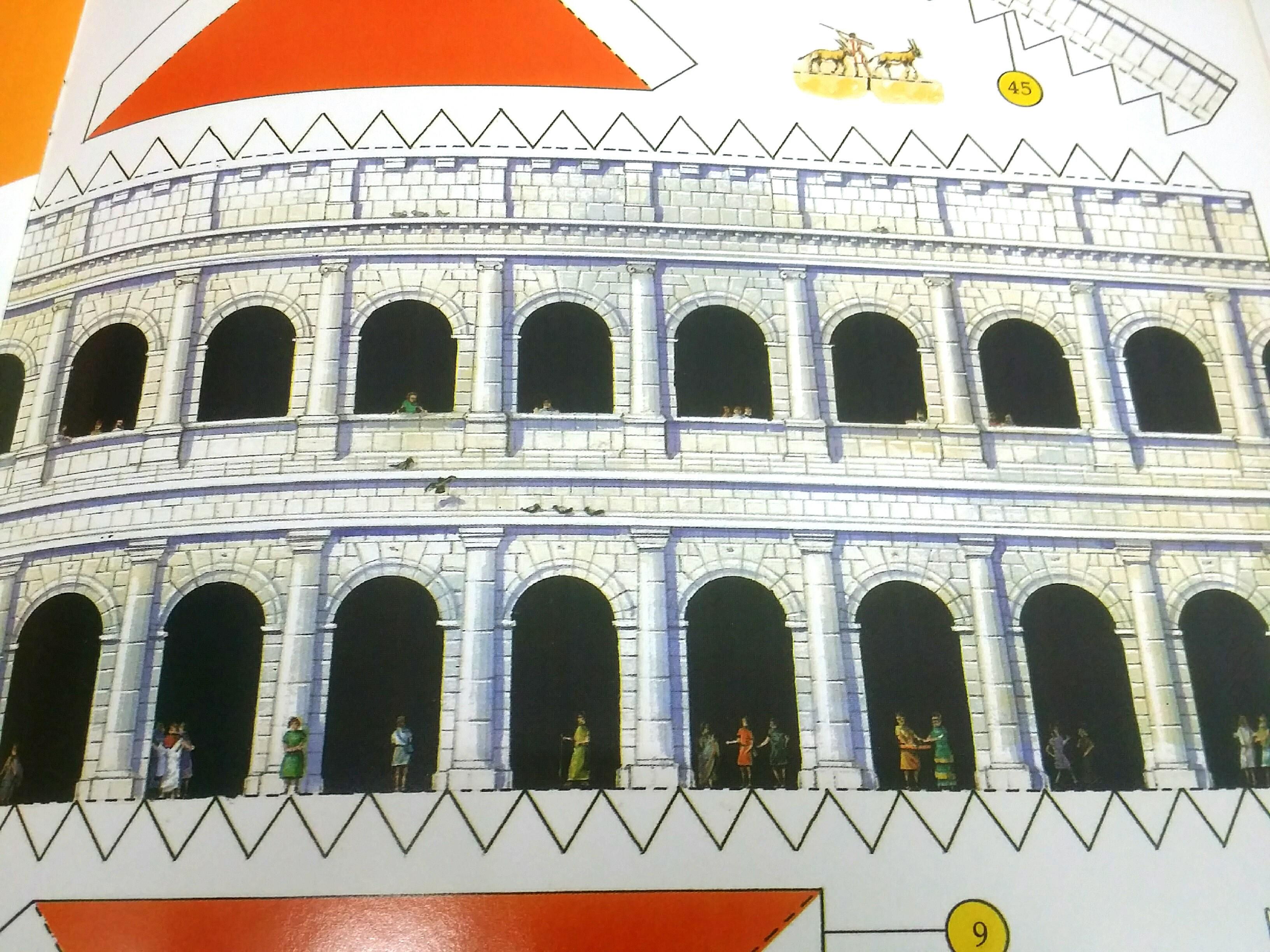 Make This Roman Amphitheatre : Usborne Cut-Out Model by Iain Ashman, 32 ...