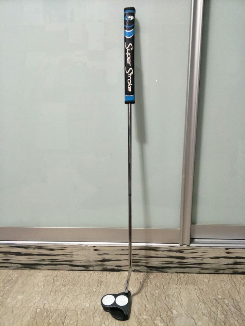 Odyssey 2-ball putter with Super Stroke Pistol GTR 2.0 Grip, Sports ...