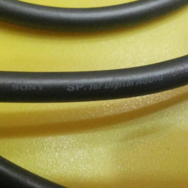 Original SONY Digital RCA Cable OFC, 1.10M, Audio, Portable Audio ...