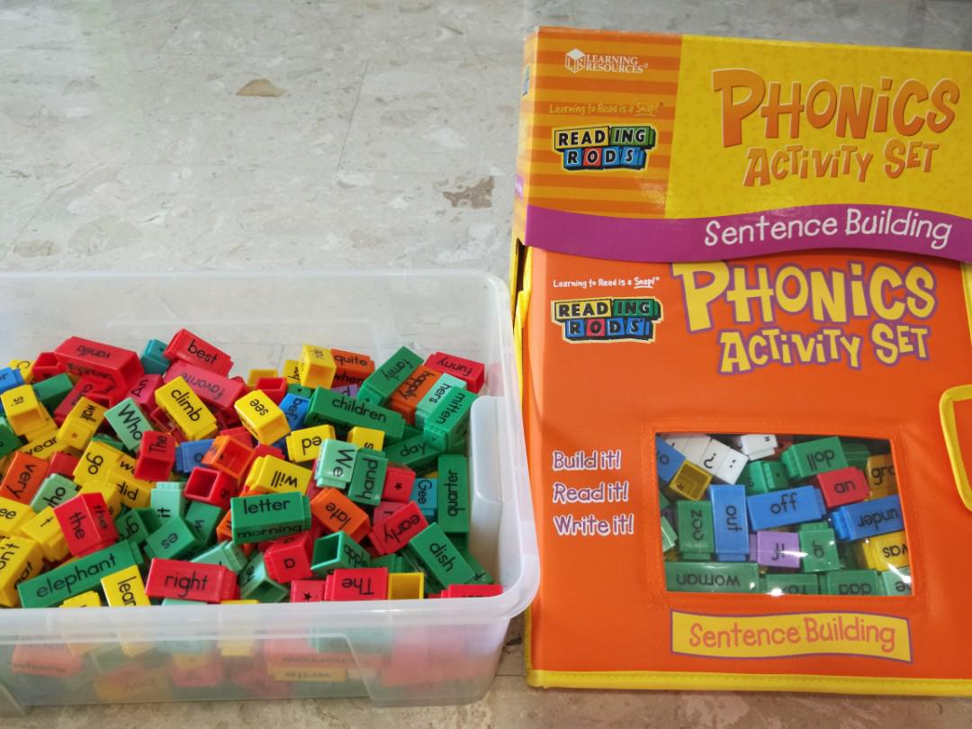 Phonics Activity Set - Reading Rod - Learning Resources + 309 ...
