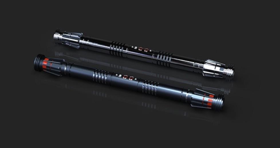 Preorder Emortus Dual-Wield Duel Ready Lightsaber // Staff Stunt Saber ...