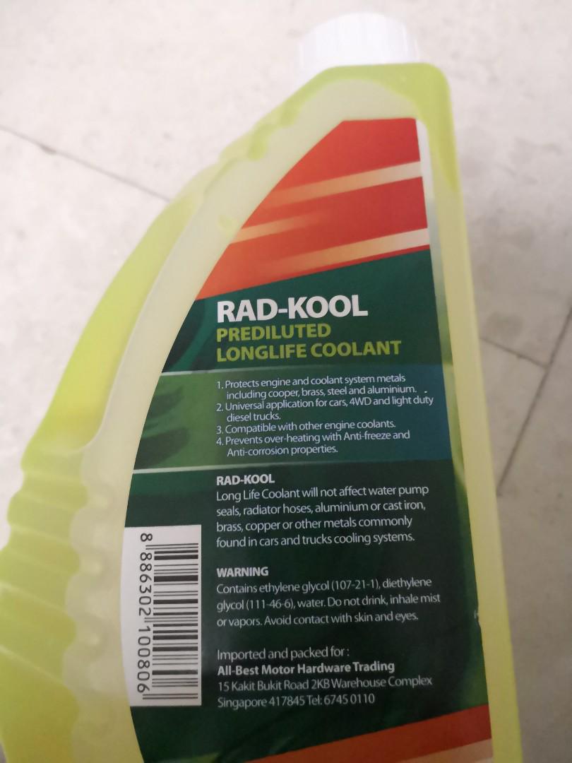 Radkool Coolant, Car Accessories, Accessories on Carousell