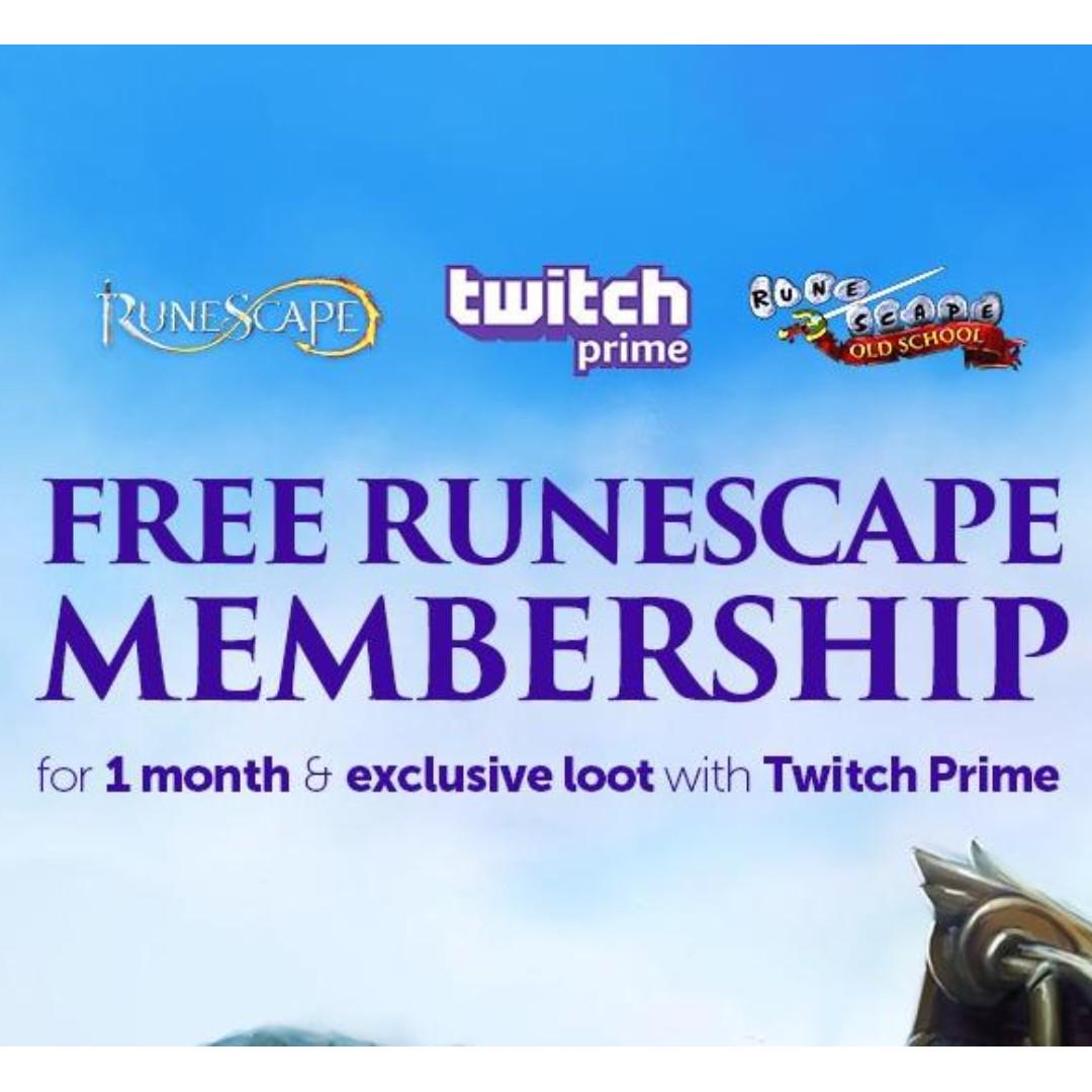 Runescape/Old School Runescape membership 30 days for only $2, Video ...