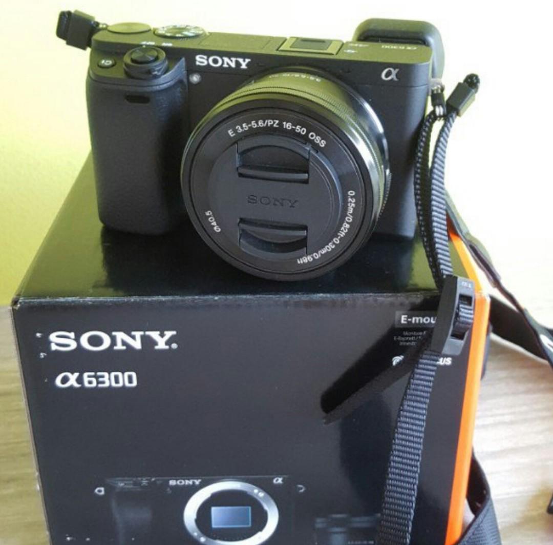 Sony alpha 6300 E-mount, Photography, Cameras on Carousell