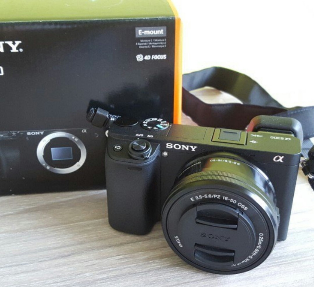 Sony alpha 6300 E-mount, Photography, Cameras on Carousell