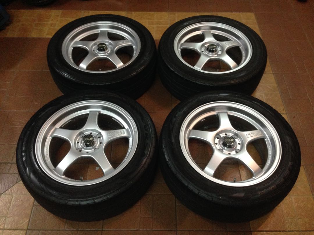 Ssr gt2 15 pcd 1OO, Auto Accessories on Carousell