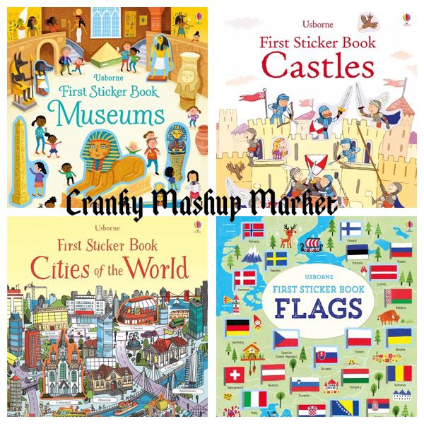 Usborne Sticker Book (CMM-STKB), Hobbies & Toys, Books & Magazines ...