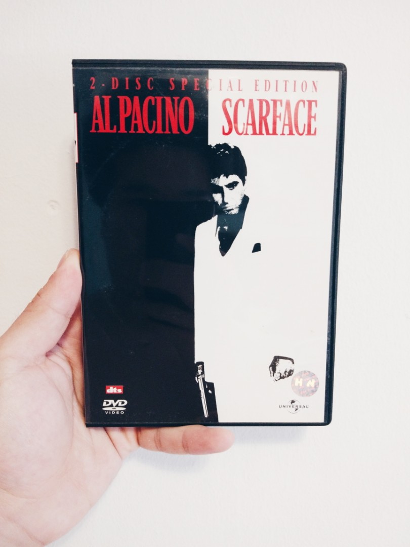 Al Pacino Scarface DVD Movie [Code 3], Hobbies & Toys, Music & Media ...