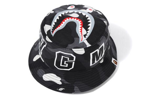 Bape City Camo Shark Bucket Hat / Bape / A Bathing Ape, Men's Fashion ...