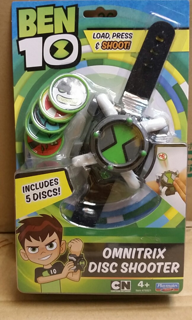 Ben 10 Omnitrix Disc Shooter Include 5 Discs, 興趣及遊戲, 玩具 & 遊戲類 - Carousell