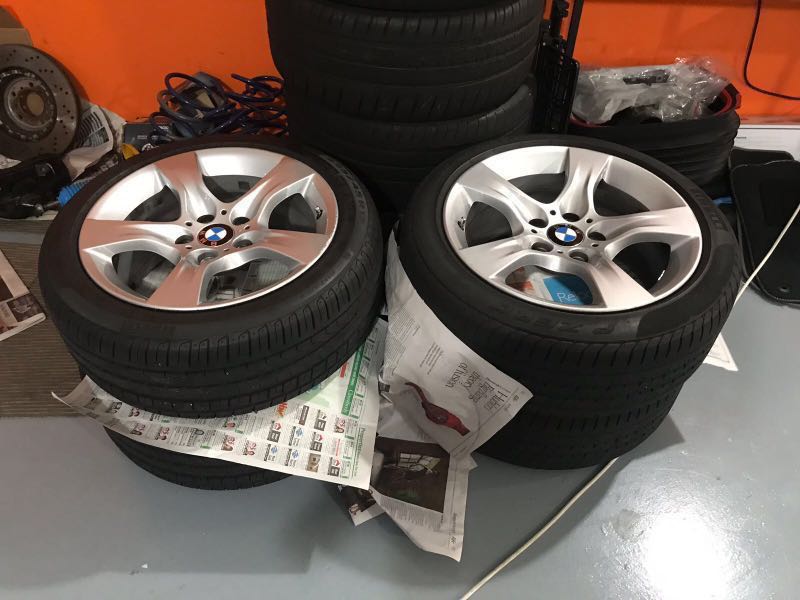 BMW original 17 inch rims and tires., Car Accessories, Accessories on ...