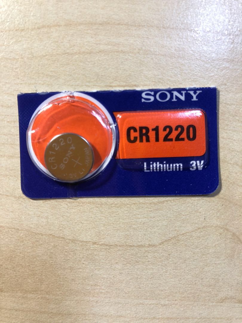 Casio battery, Sony Lithium 3V CR1220, Mobile Phones & Gadgets, Mobile ...