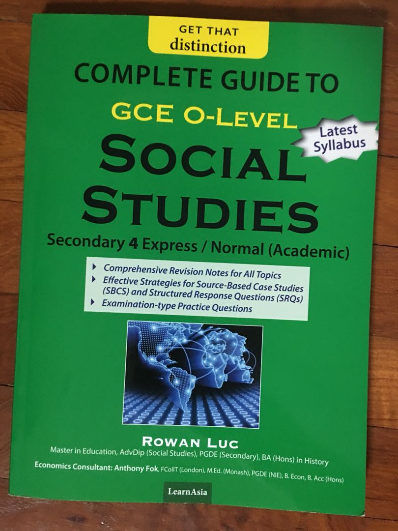 Complete Guide To GCE O Level Social Studies Secondary 3 4 Hobbies complete-guide-to-gce-o-level-social-studies-secondary-3-4-hobbies