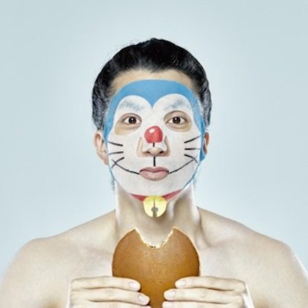 Doraemon Face Mask from Japan, Beauty & Personal Care, Sanitary Hygiene ...
