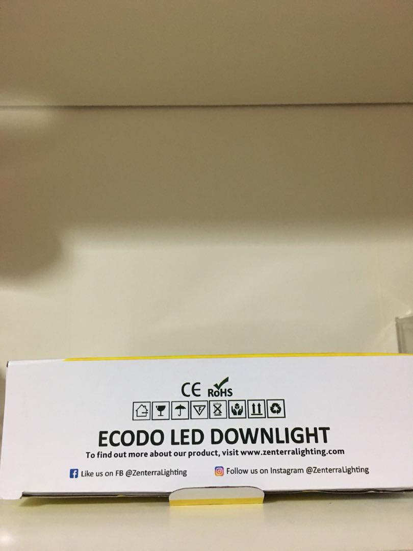 ECODO LED Downlight, Furniture & Home Living, Lighting & Fans, Lighting ...