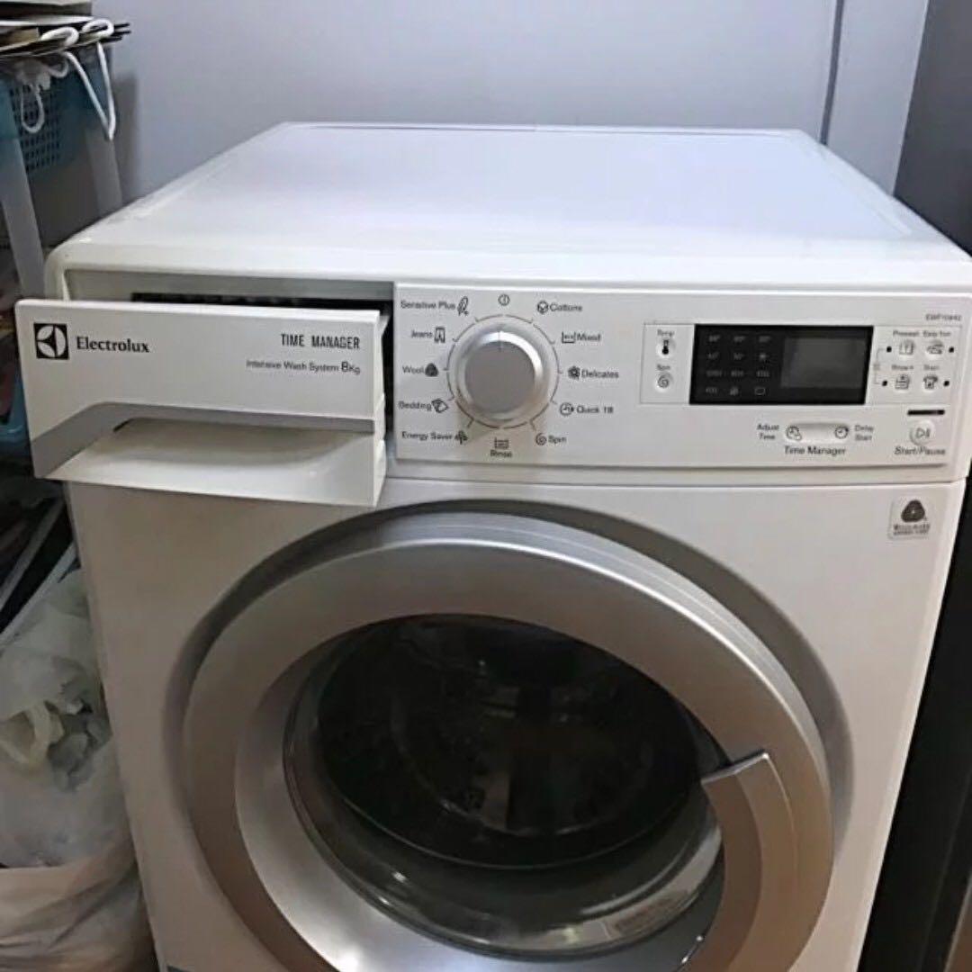 Electrolux Front Load Washer EWF10842, TV & Home Appliances, Washing ...