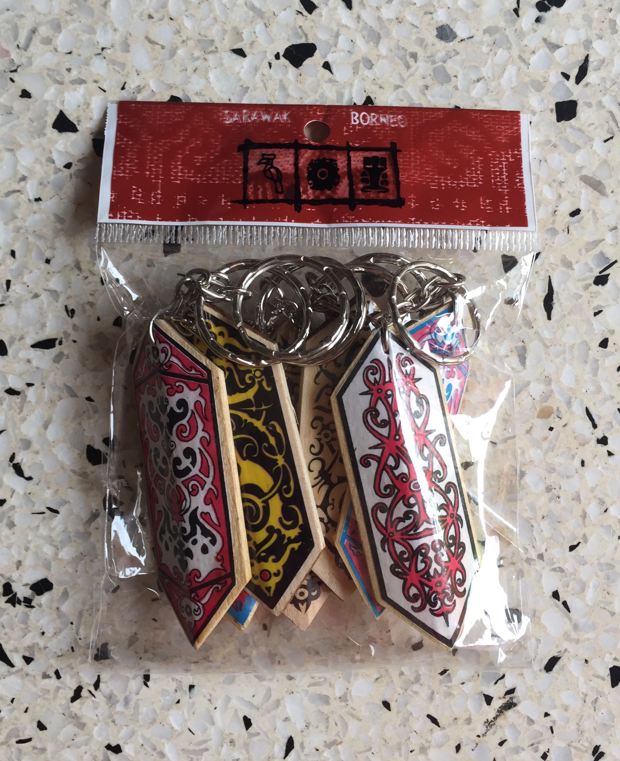 Sarawak Colorful Shield Keychains (7s), Hobbies & Toys, Stationery ...