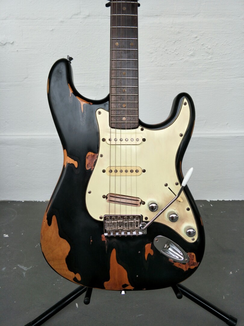 Fender Mexican Roadworn Stratocaster Partscaster Custom Build, Electric ...