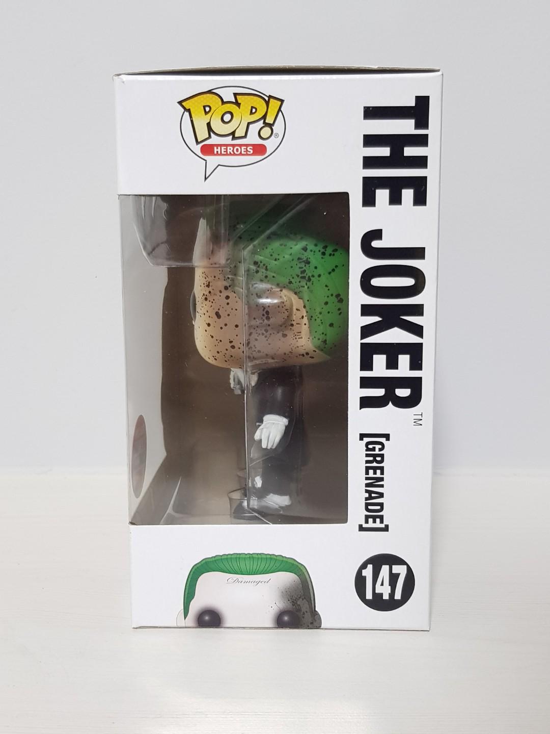 Funko Pop! DC Heroes Suicide Squad #147: The Joker [Grenade] [NYCC Fall ...
