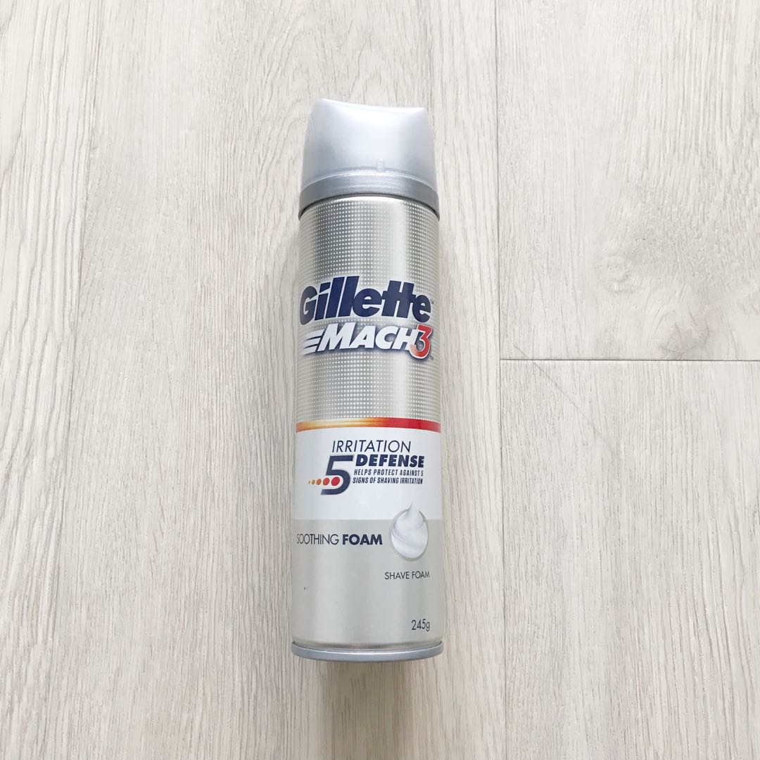 Gillette Mach 3 shave foam, Beauty & Personal Care, Men's Grooming on ...