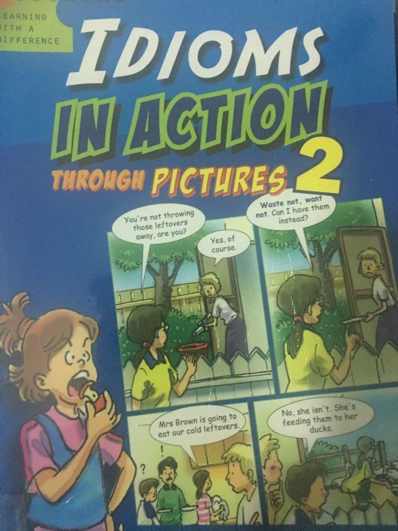 Idioms in Action Through Pictures set, Hobbies & Toys, Books ...
