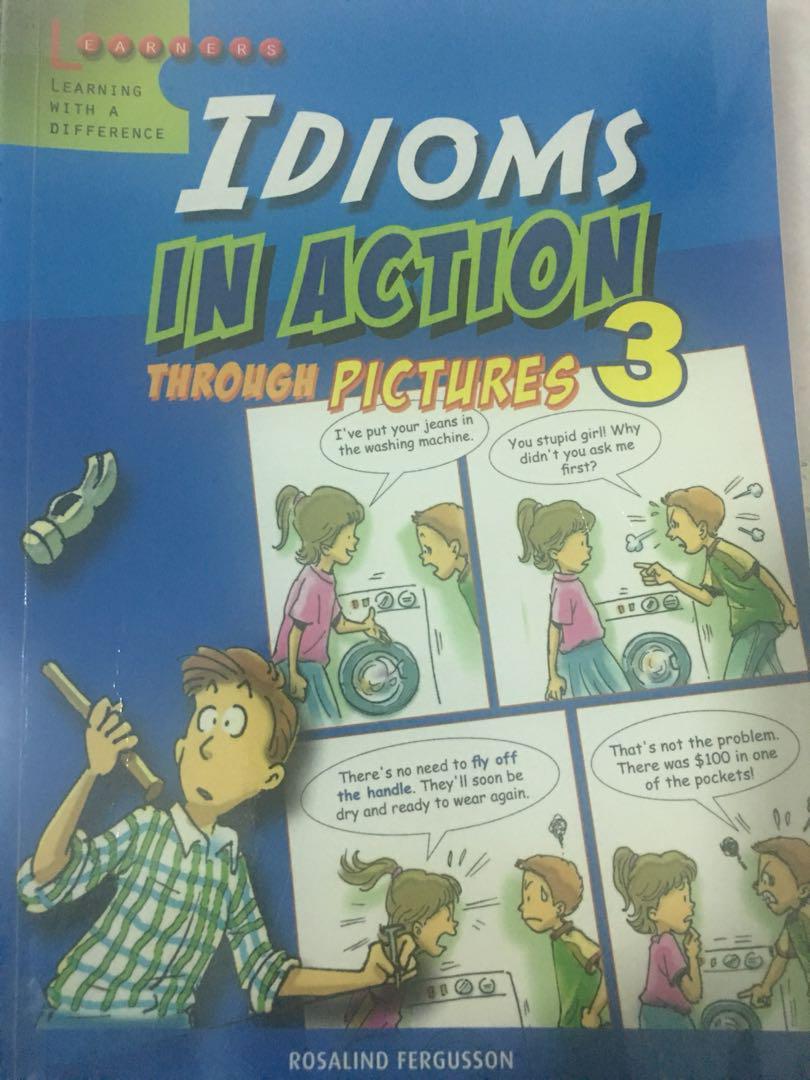 Idioms in Action Through Pictures set, Hobbies & Toys, Books ...