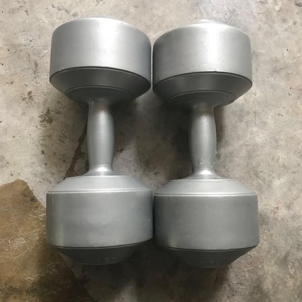 Kettler dumbbells (6kgs), Sports Equipment, Exercise & Fitness, Weights ...