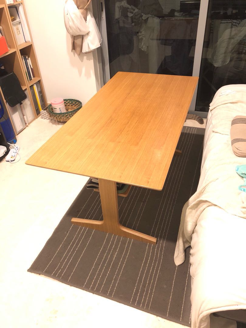 Muji dining table, Furniture & Home Living, Furniture, Tables & Sets on ...