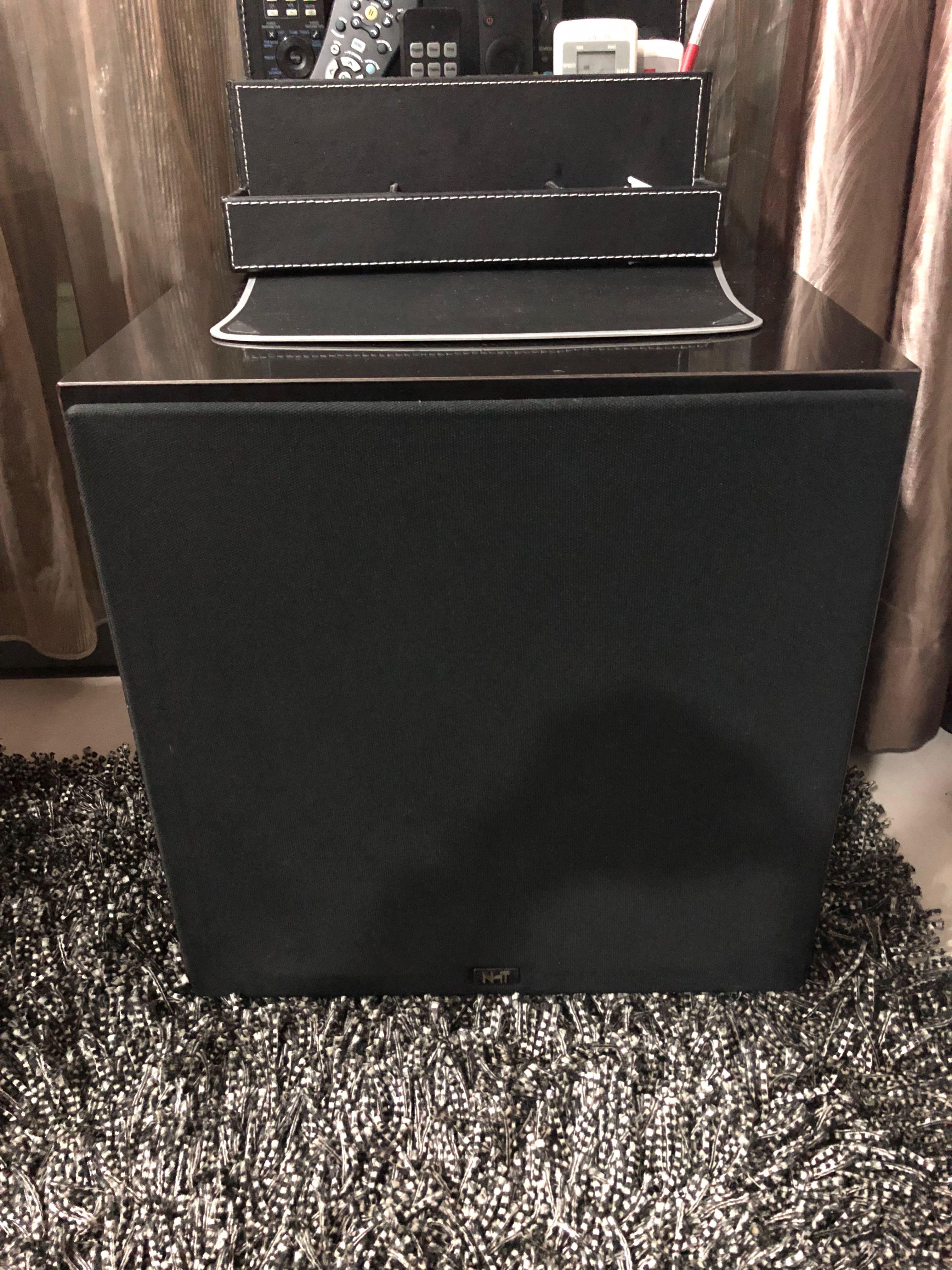 NHT SW2P passive subwoofer system with SA2 amp, Audio, Soundbars, Speakers & Amplifiers on Carousell