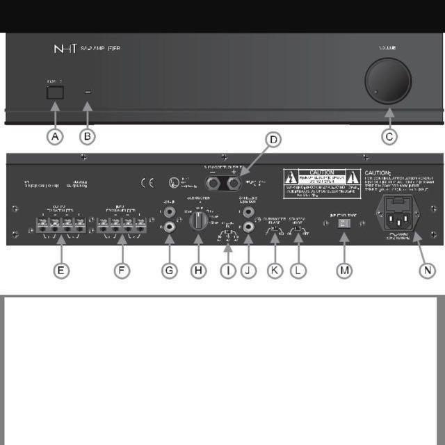 NHT SW2P passive subwoofer system with SA2 amp, Audio, Soundbars, Speakers & Amplifiers on Carousell