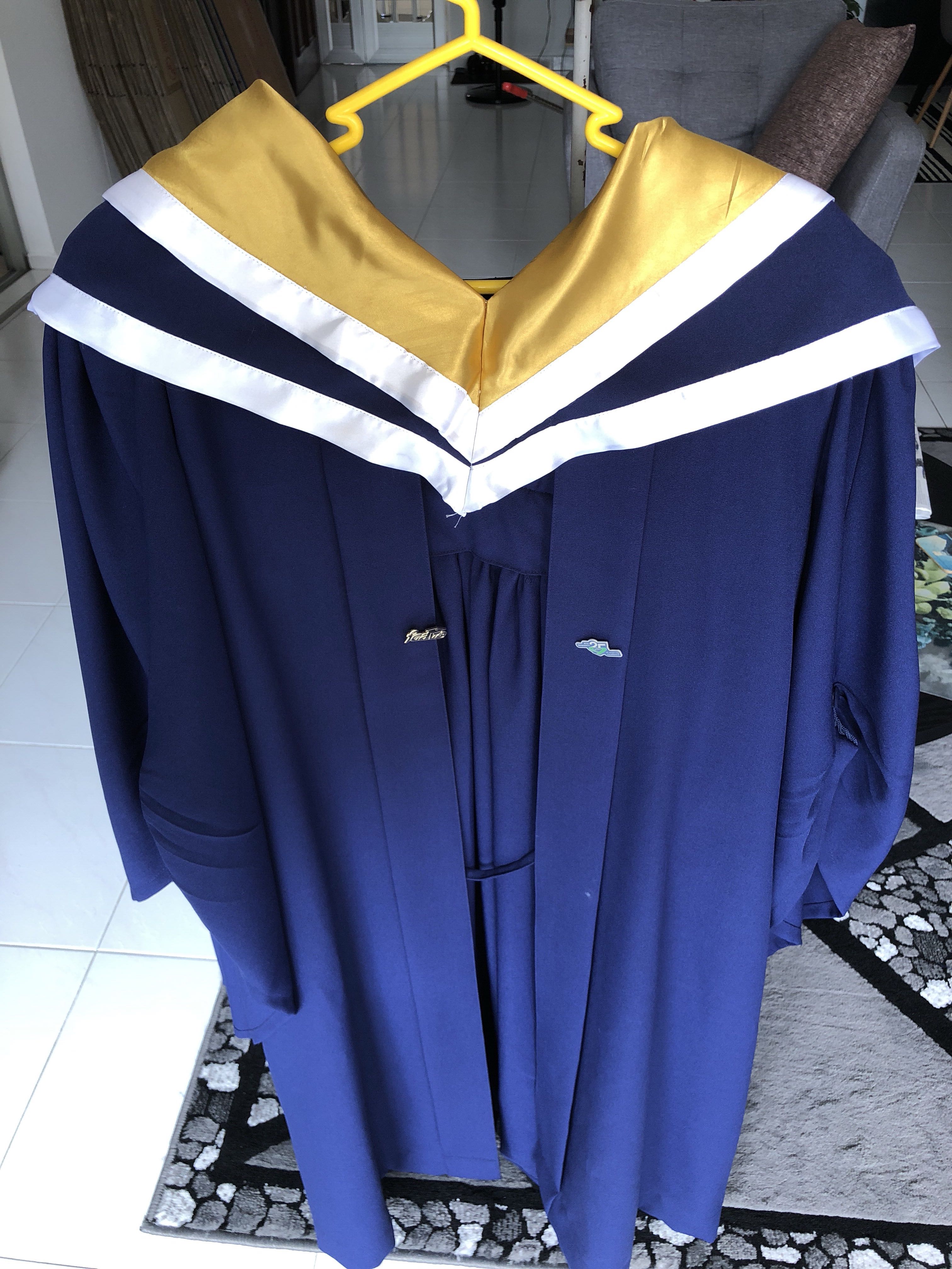 NTU Graduation Gown, Men's Fashion, Coats, Jackets and Outerwear on ...