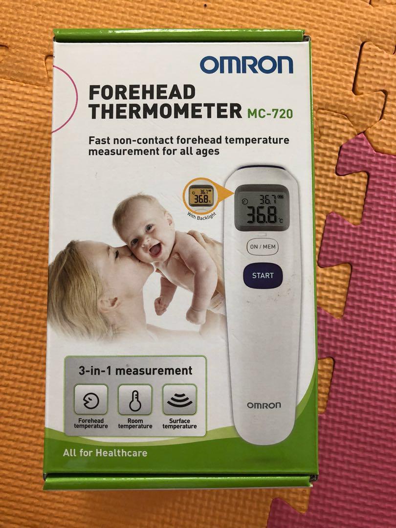 Omron Forehead Thermometer, Health & Nutrition, Thermometers on Carousell