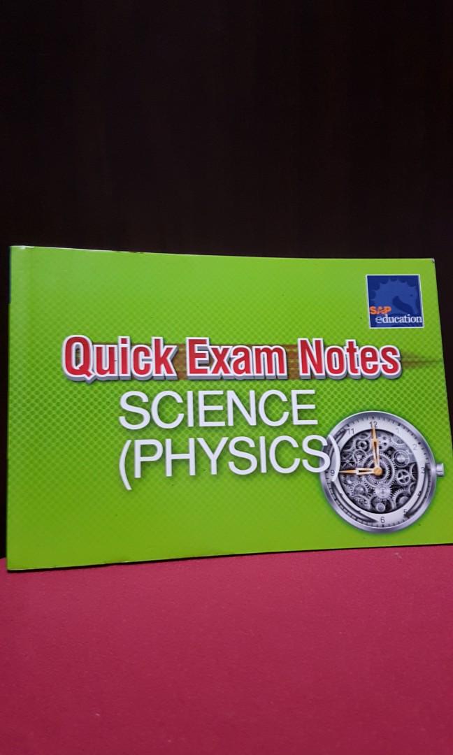 Quick Exam Notes for O Level Sciences (Chemistry, Biology, Physics ...