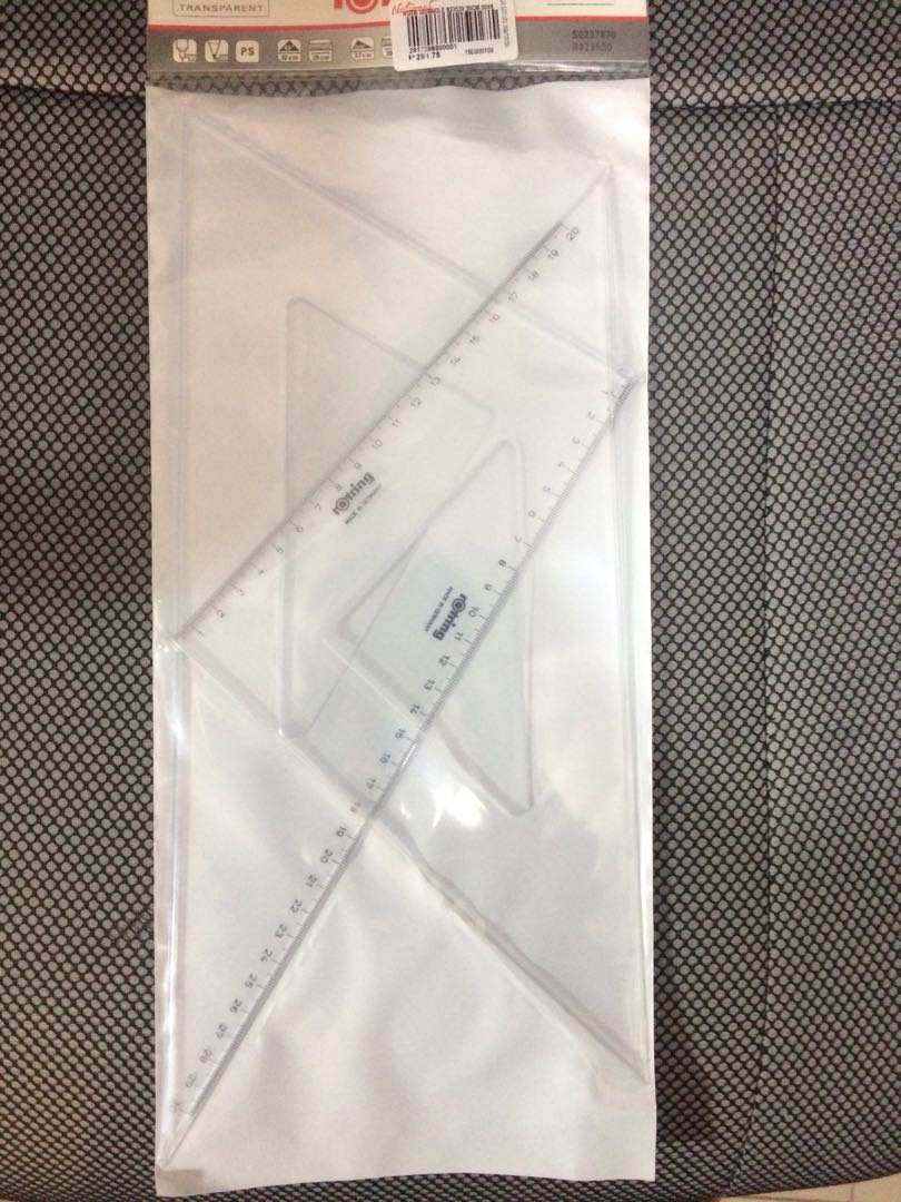 ROTRING TRIANGLES BRAND NEW ‼️, Hobbies & Toys, Stationary & Craft ...