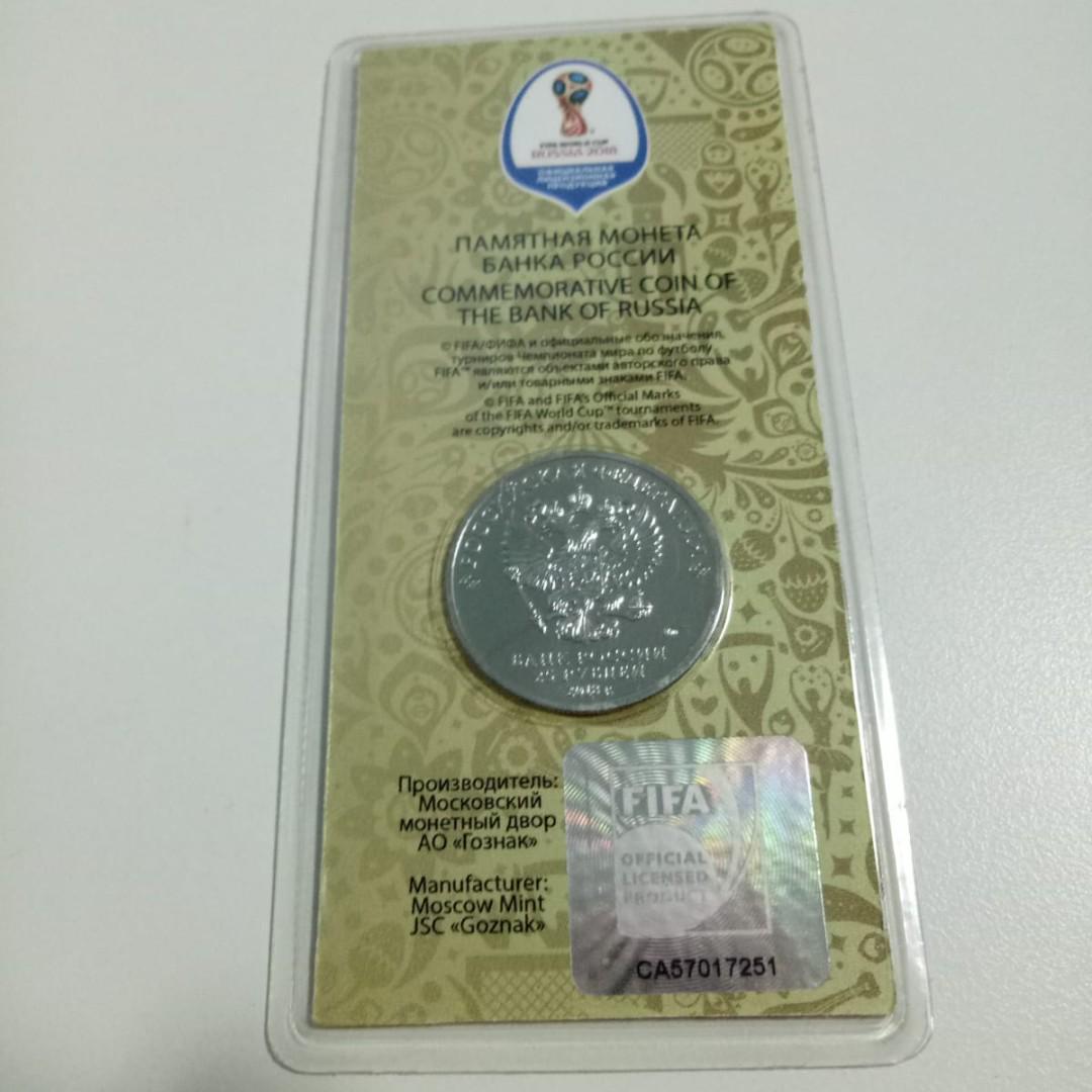Russia 2018 FIFA World Cup Commemorative Coin (Jules Rimet Trophy ...