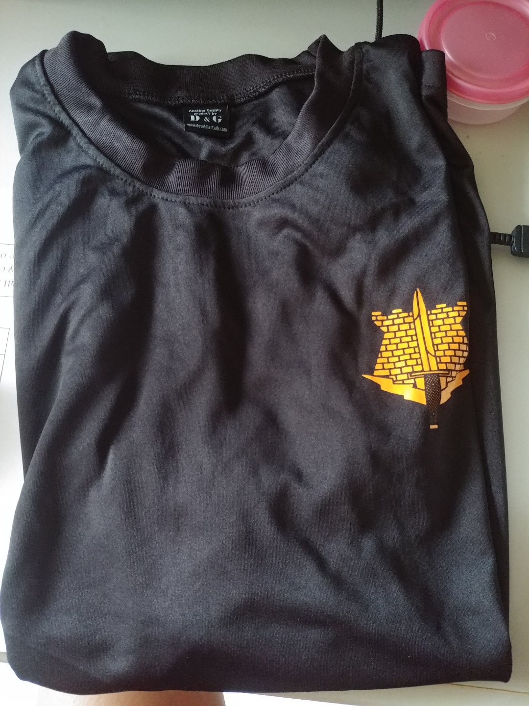 SAF Combat Engineer Black Dry Fit Top, Men's Fashion, Tops & Sets ...