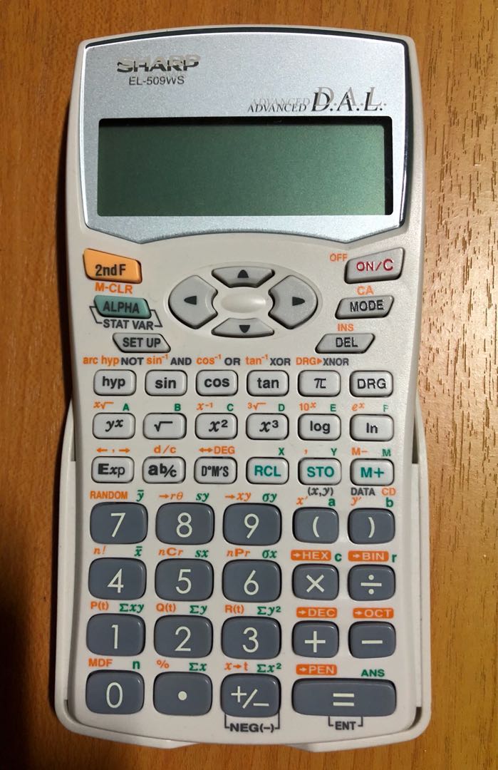 Sharp scientific & statistic calculator, Hobbies & Toys, Books ...