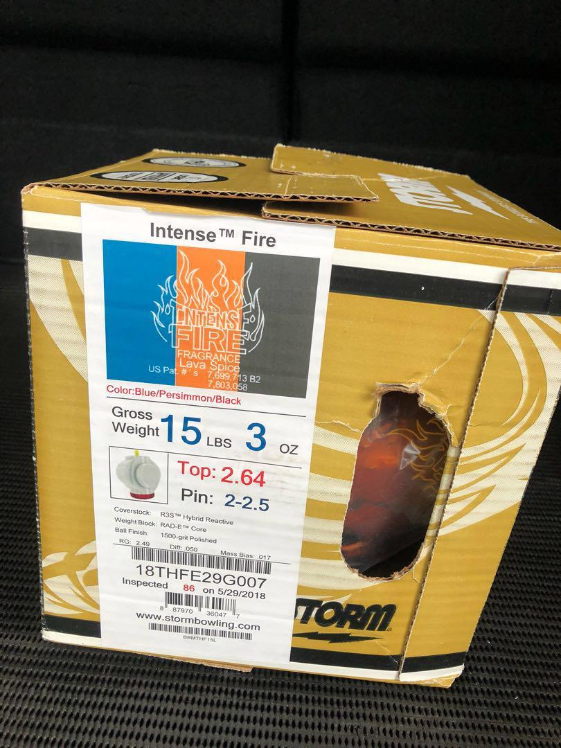 STORM Intense Fire Bowling Ball, Sports Equipment, Sports & Games ...