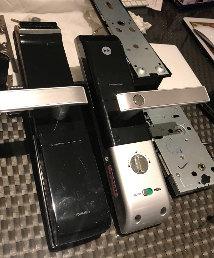 Yale Intelligent Biometric Fingerprint Digital Door Lock - YDM 4109, Furniture & Home Living ...